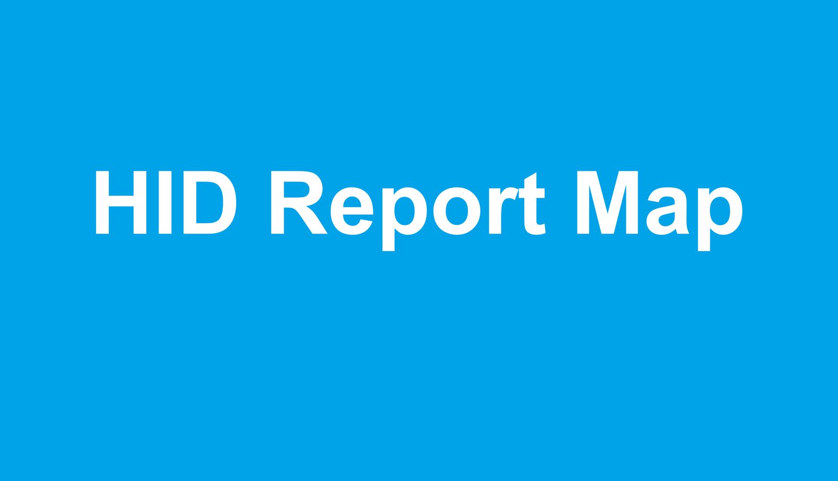 HID Report Map - Nordic Semiconductor中文官网