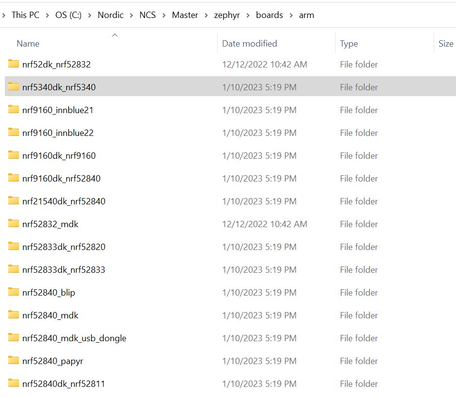开发你的第一个nRF Connect SDK/Zephyr应用程序 - Nordic Semiconductor中文官网